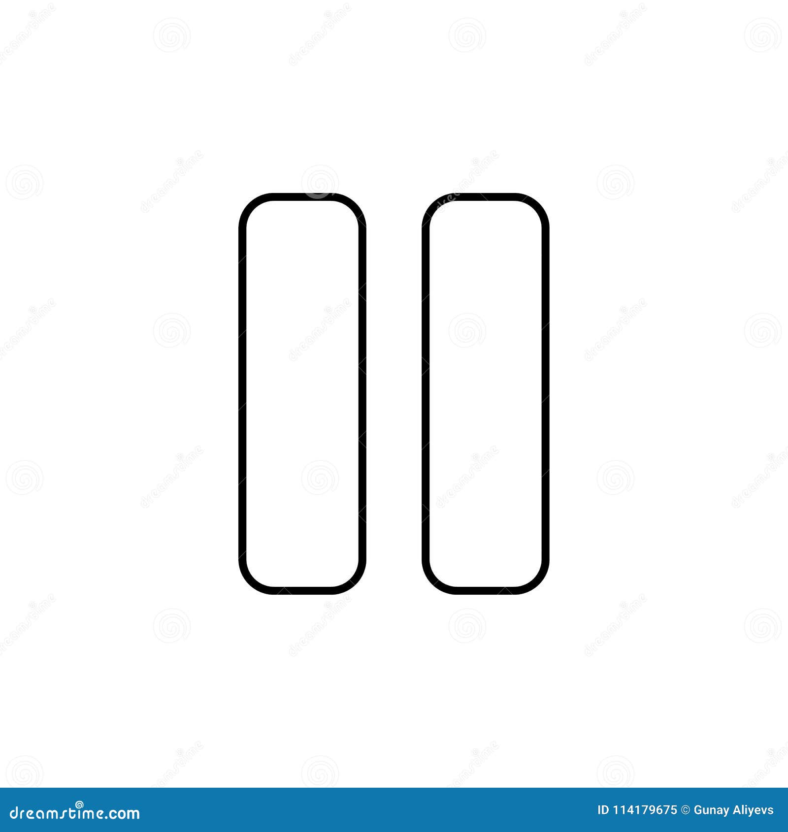 Pause Sign Icon. Element of Simple Icon for Websites, Web Design ...