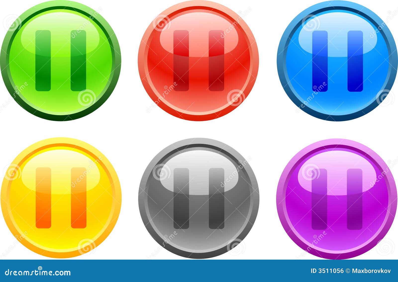 Pause. [Vector] stock vector. Illustration of decoration - 3511056