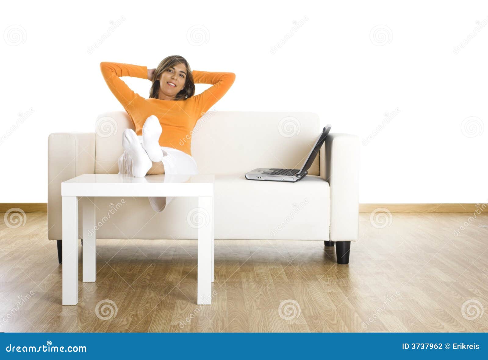 Pause after work stock photo. Image of computer, beautiful - 3737962