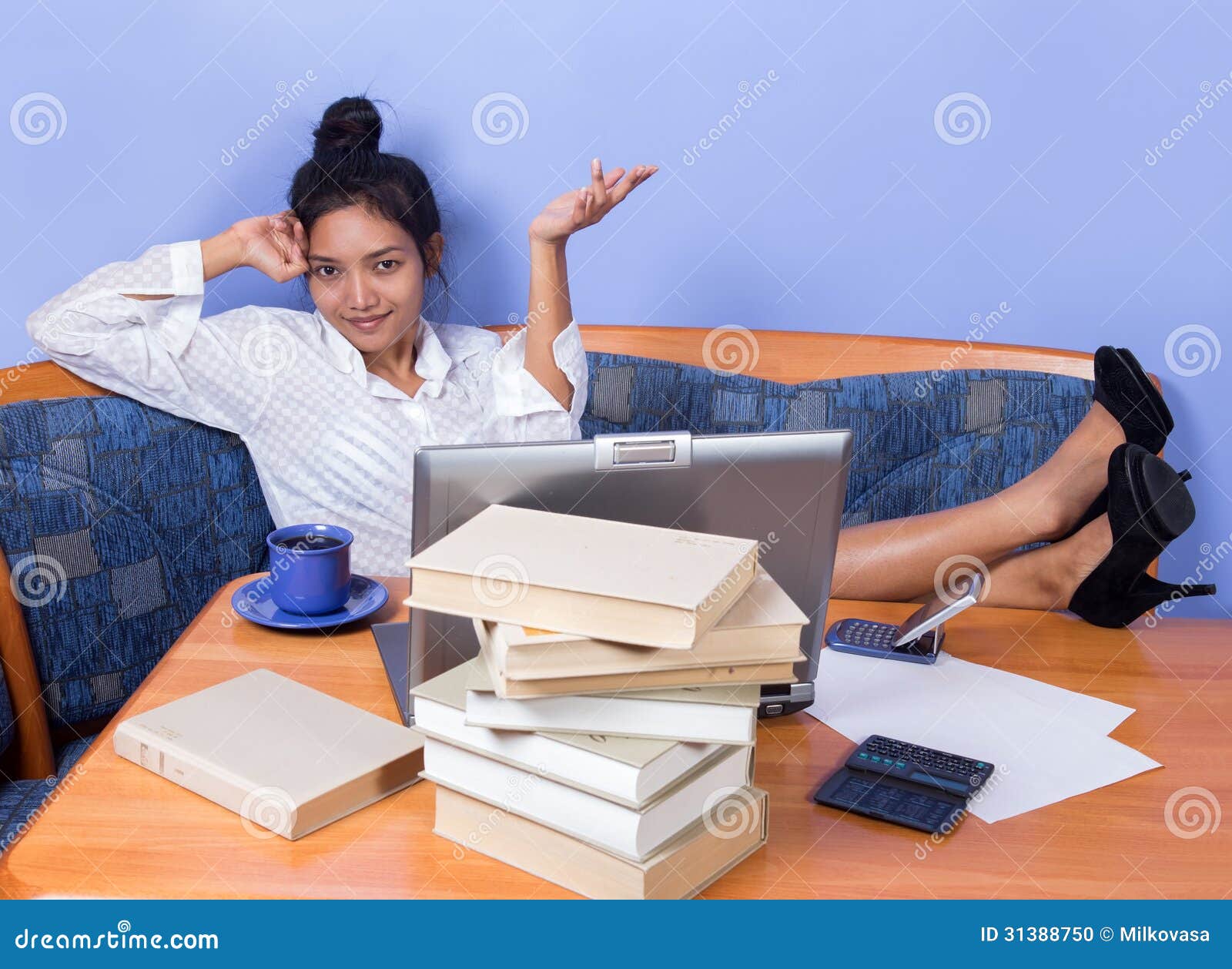 Pause stock photo. Image of formal, busy, businesswoman - 31388750