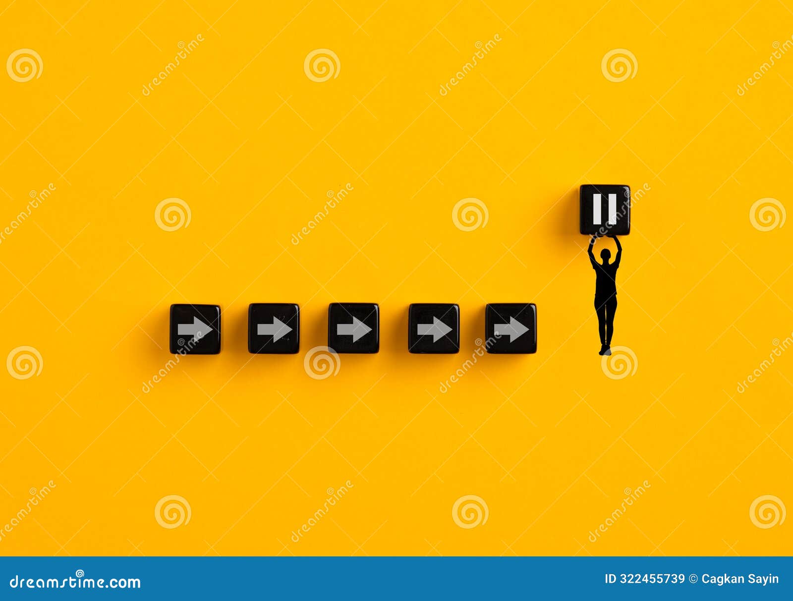 Pausing the Process or the System Stock Image - Image of evaluate ...