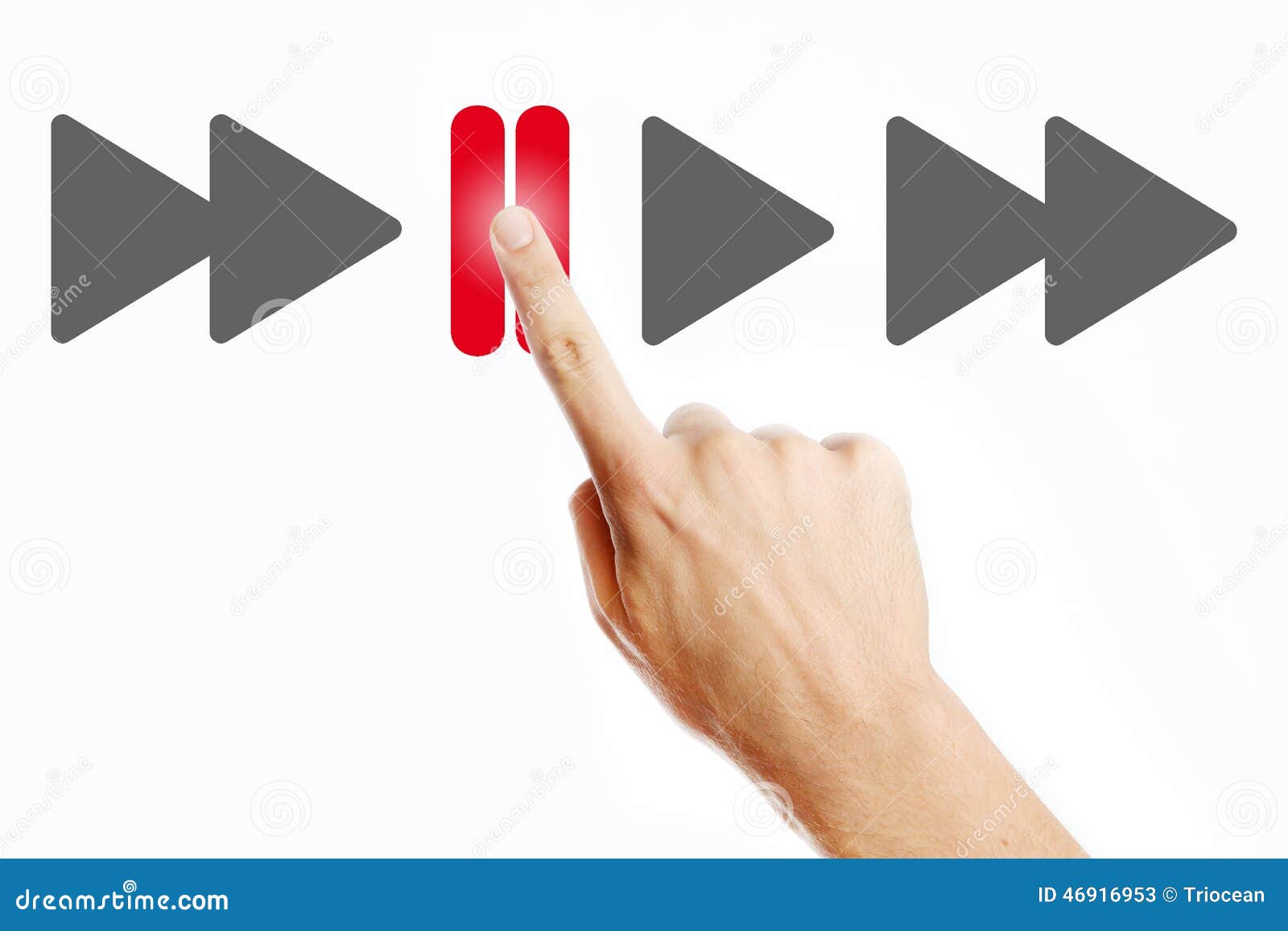 Pauze stock afbeelding. Image of keus, persen, spel, partij - 46916953