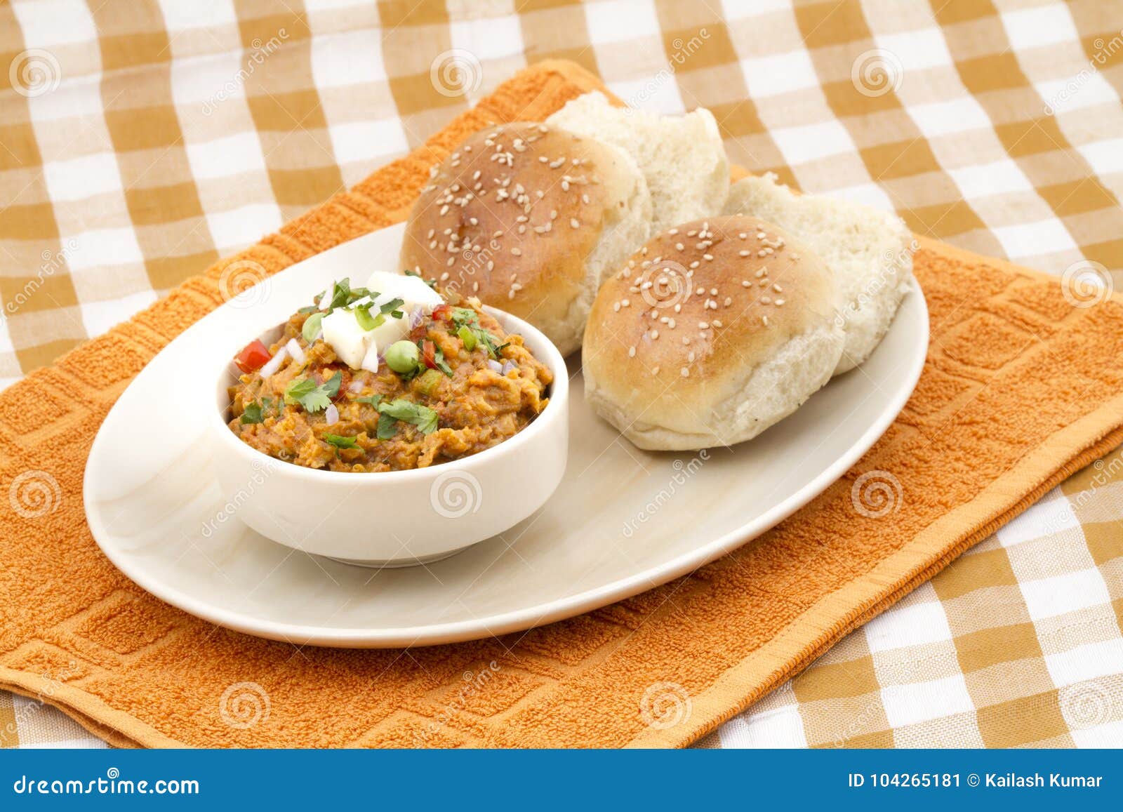 Pav Bhaji стоковое изображение. изображение насчитывающей индия - 104265181