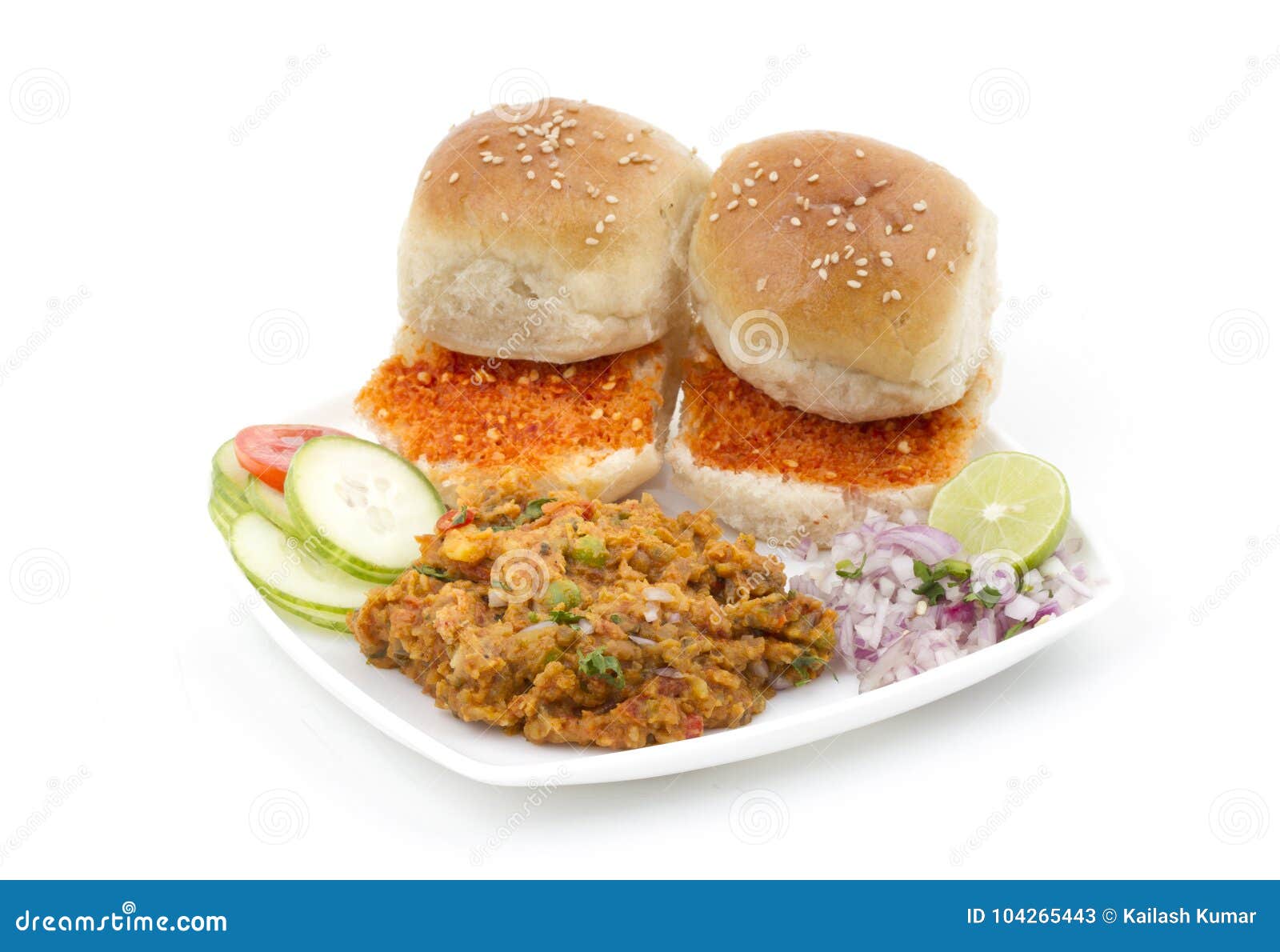 Pav Bhaji imagen de archivo. Imagen de sano, cocina - 104265443