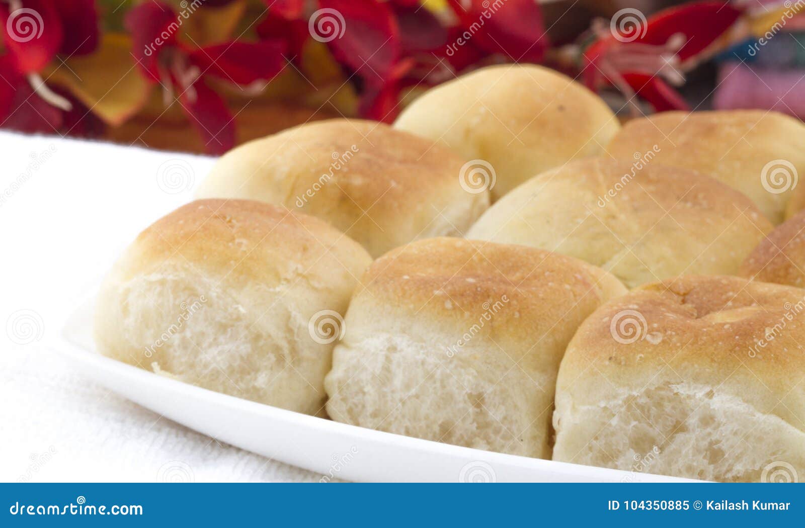 Pav Bread stock image. Image of delicious, eatables - 104350885