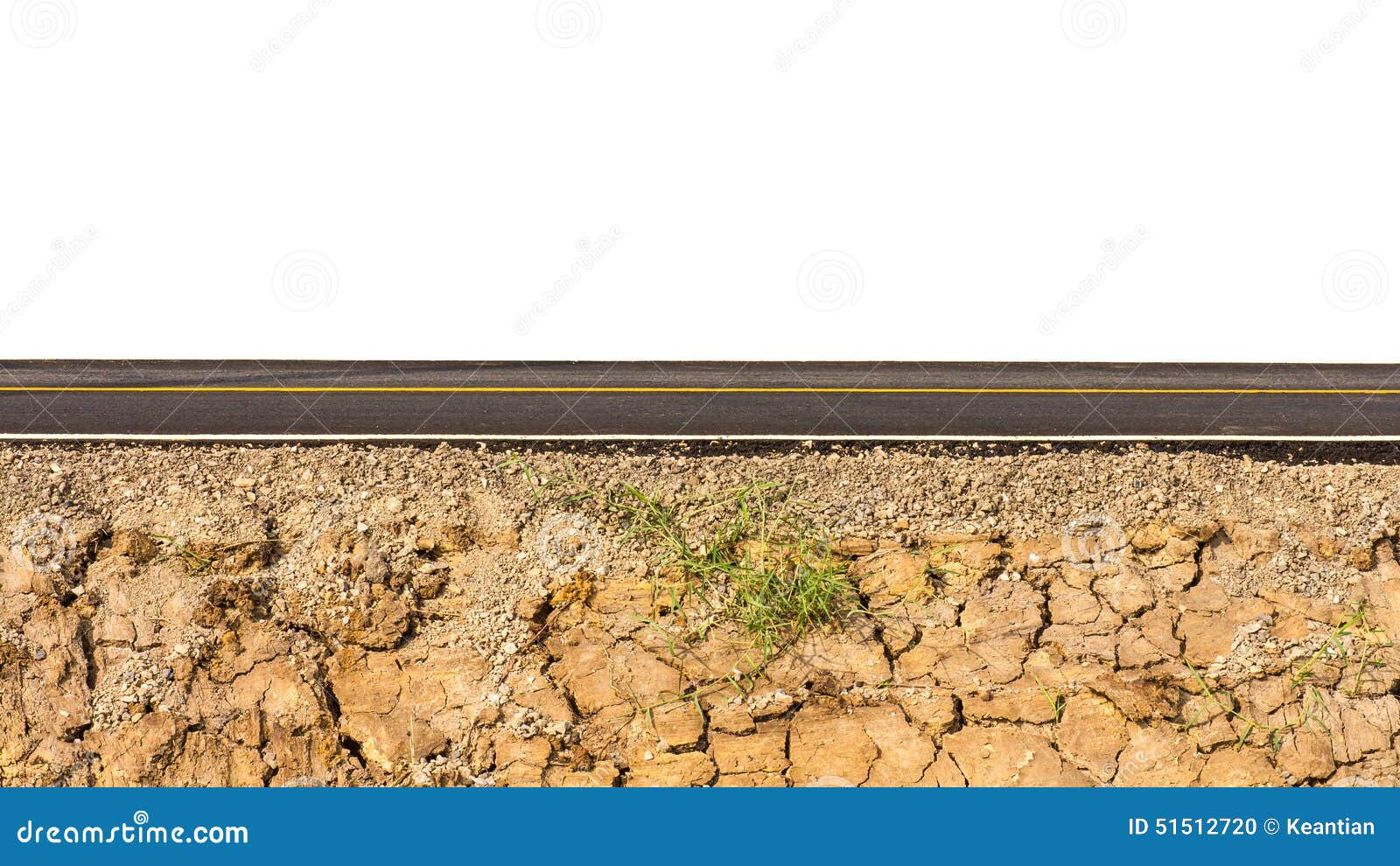 Paved with cracked soil stock photo. Image of natural - 51512720