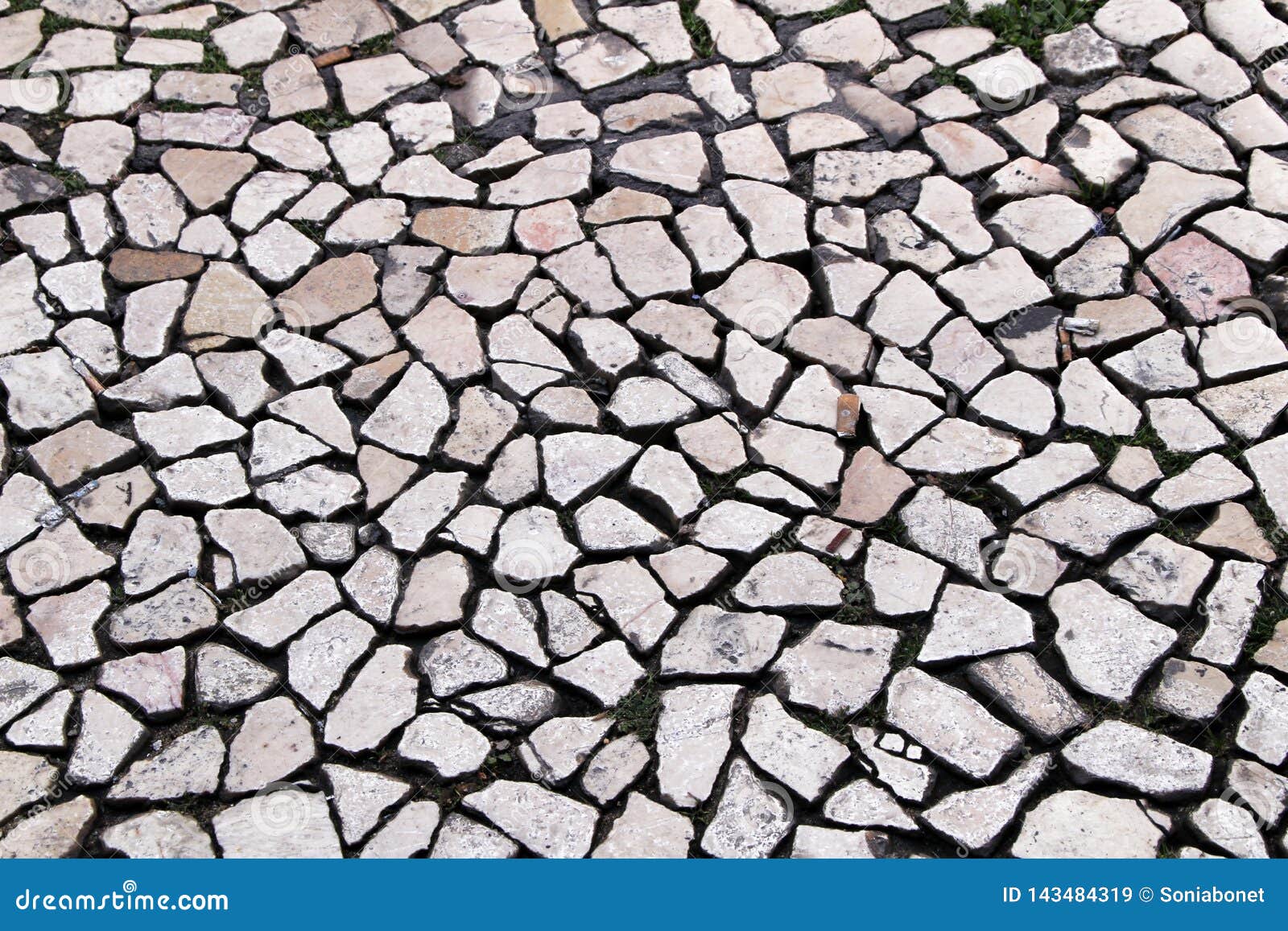 Paved Floor of a Street in Lisbon Stock Image - Image of ground ...