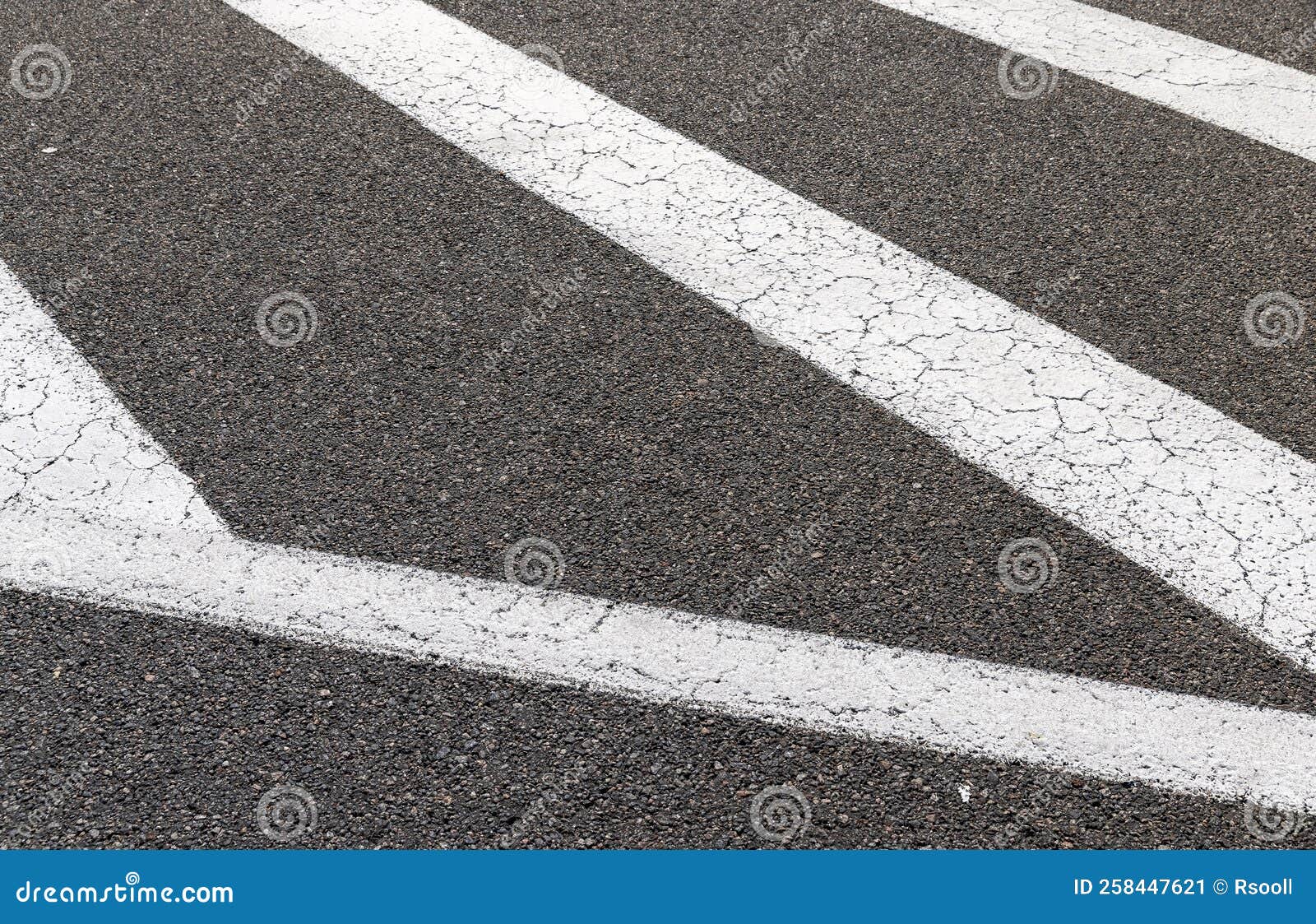 Paved Highway with White Road Markings Stock Image - Image of sunny ...