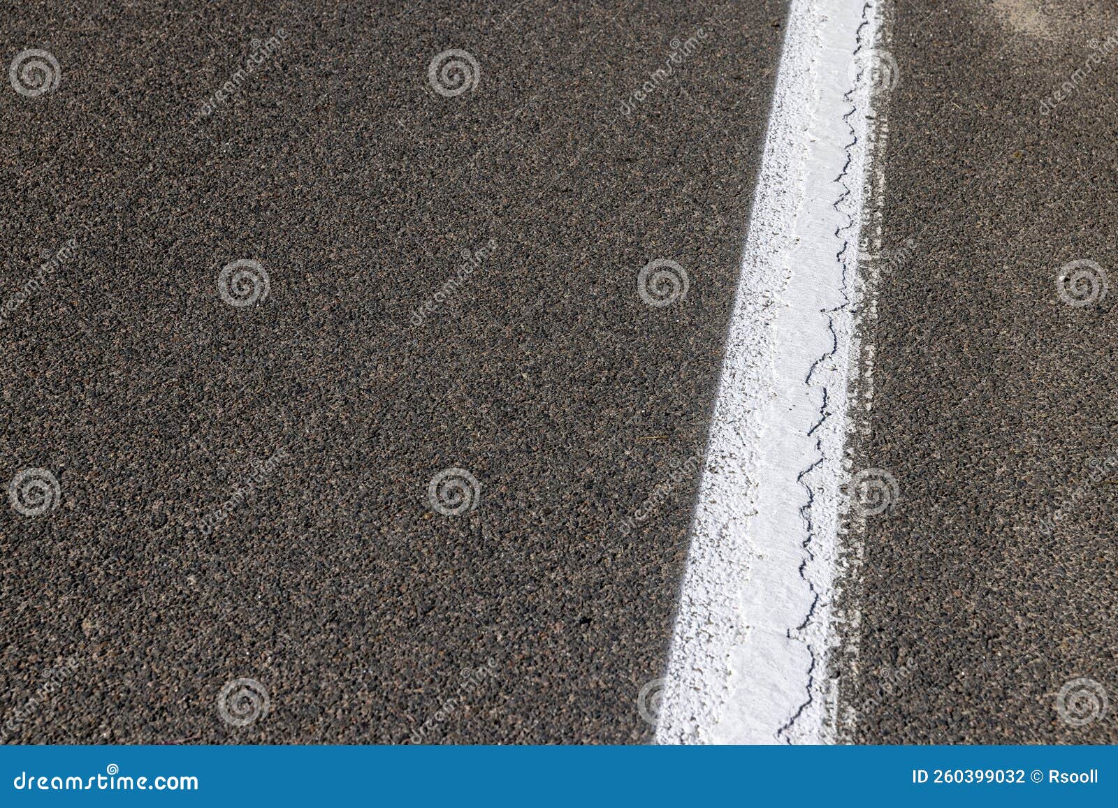 Paved Highway with White Road Markings Stock Photo - Image of ...