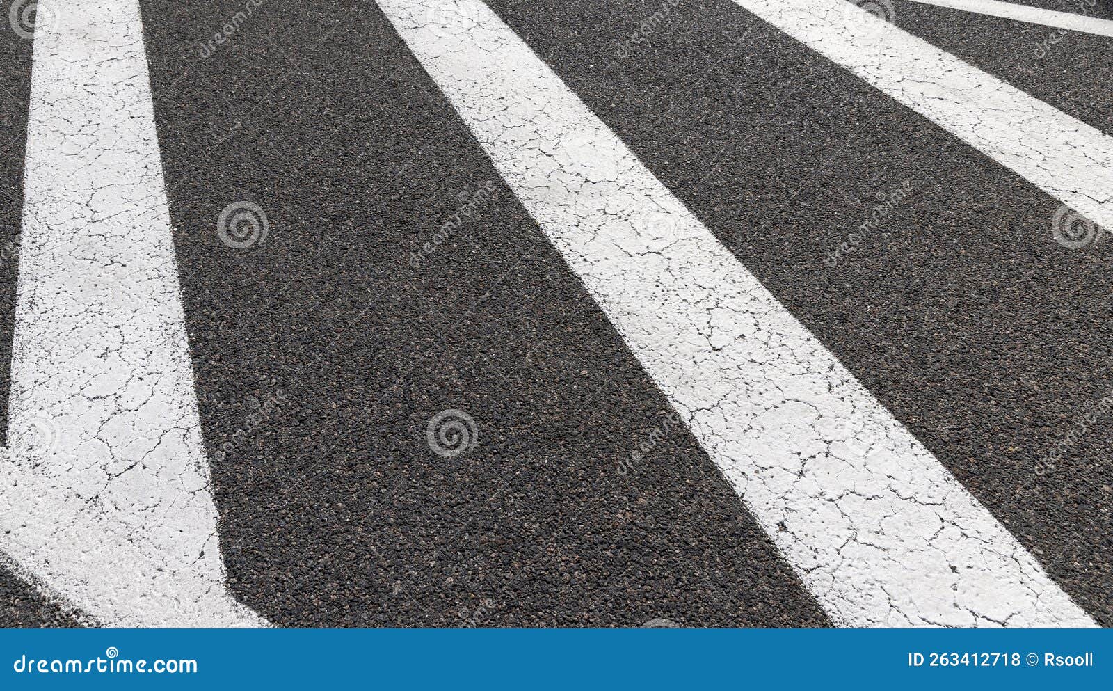 Paved Highway with White Road Markings Stock Photo - Image of outdoor ...