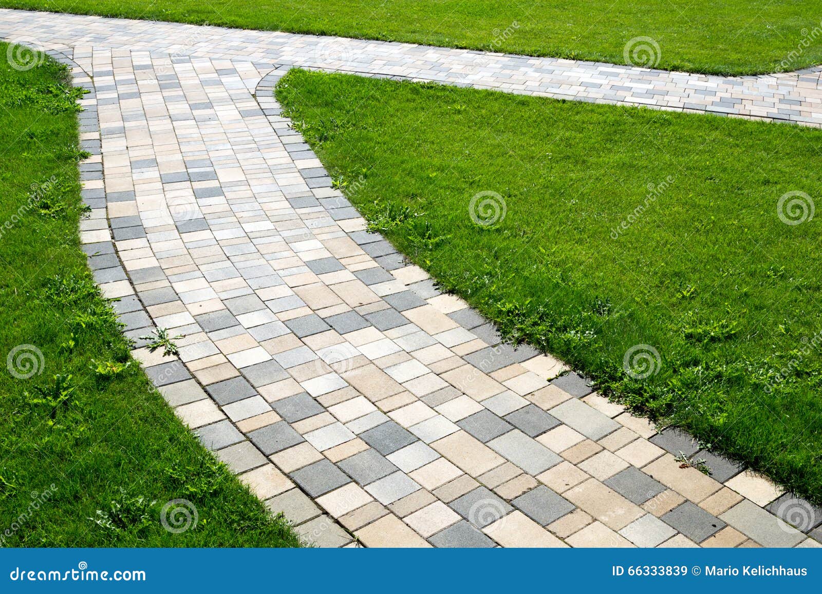 Paved path stock image. Image of cobblestone, yard, road - 66333839