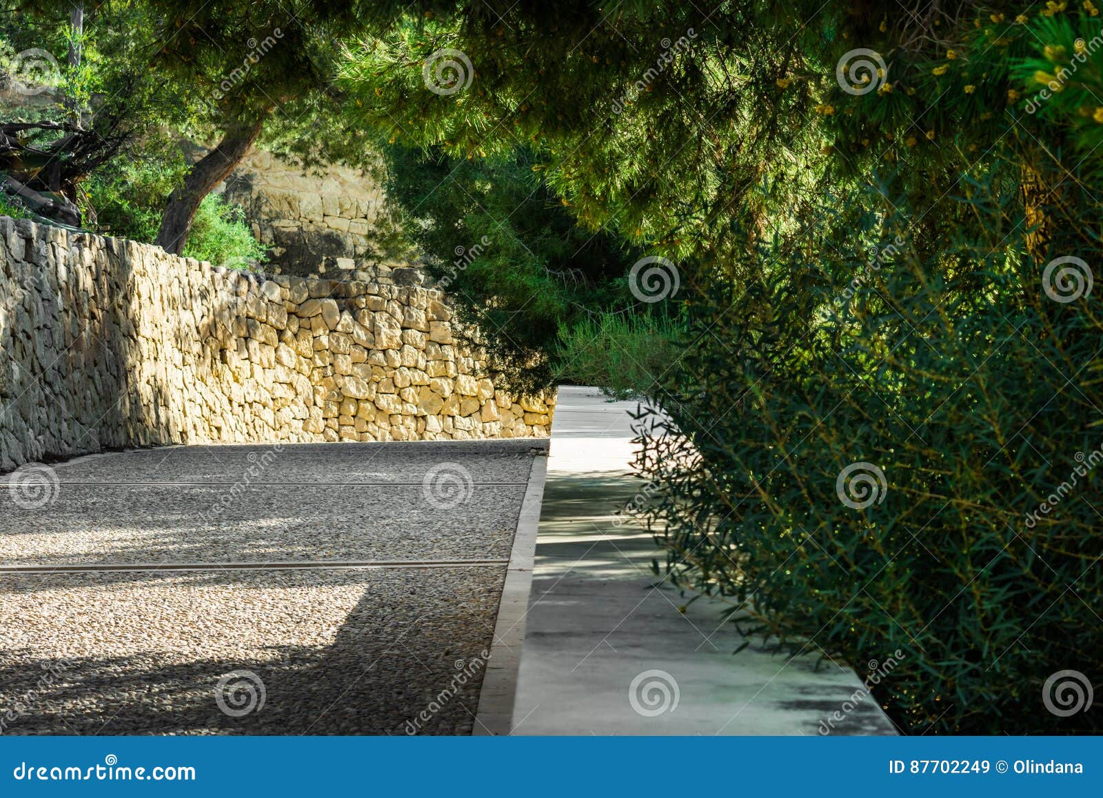 Paved Pathway Stock Photo | CartoonDealer.com #69103926