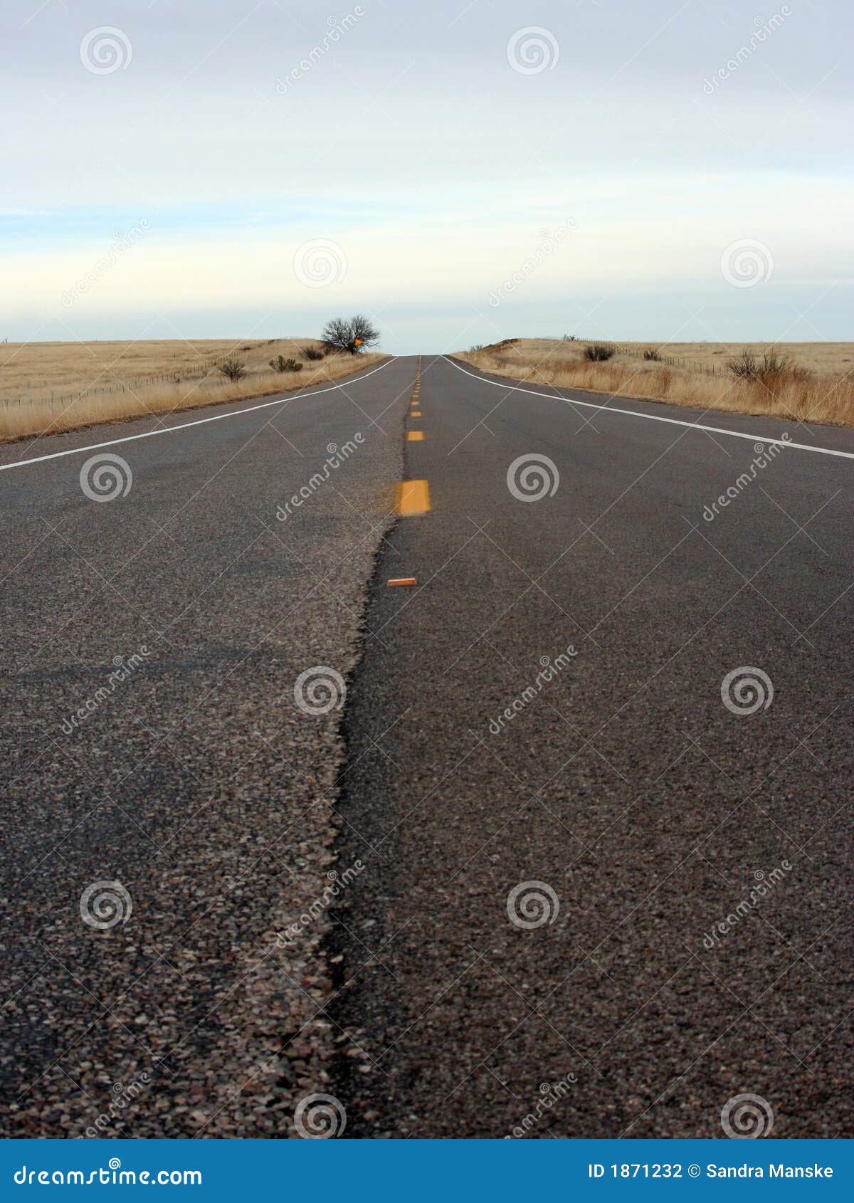 Paved Road stock photo. Image of street, road, path, divider - 1871232