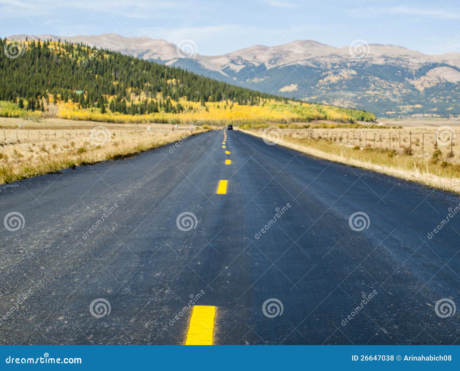 Paved road stock photo. Image of rocky, continental, county - 26647038