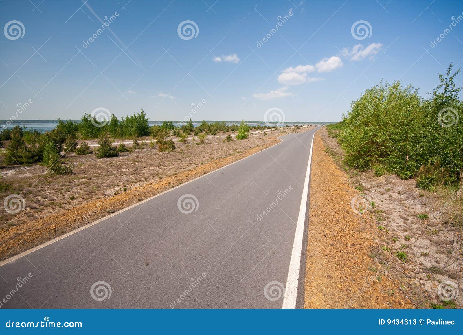 Paved road stock image. Image of country, european, field - 9434313