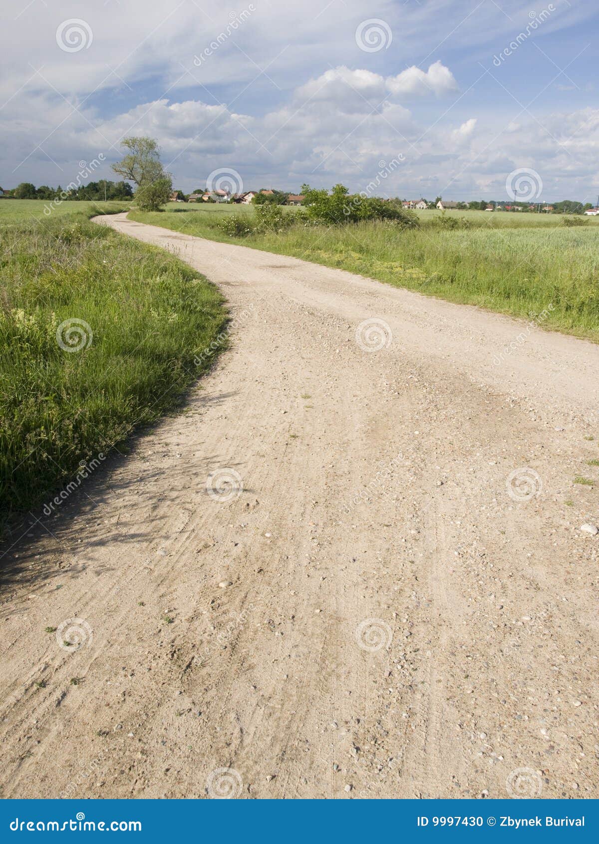 Paved road stock photo. Image of field, summer, countryside - 9997430