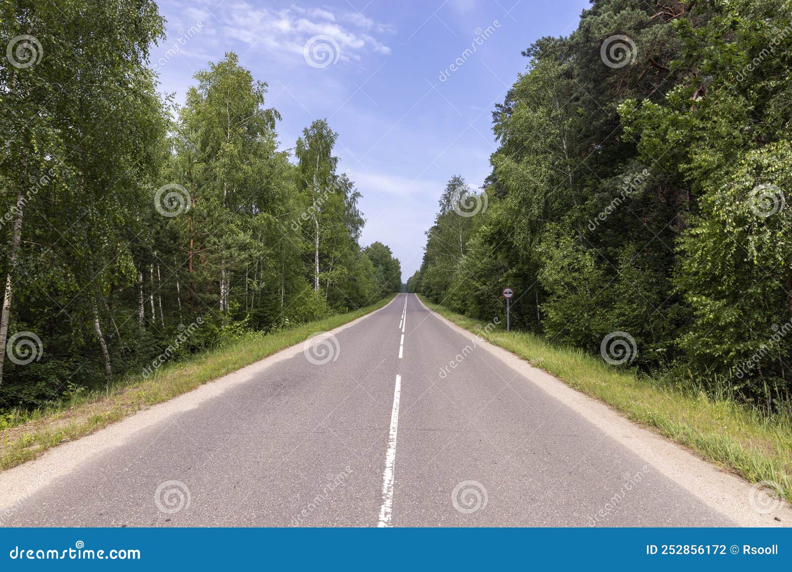 Paved road for car traffic stock photo. Image of gravel - 252856172