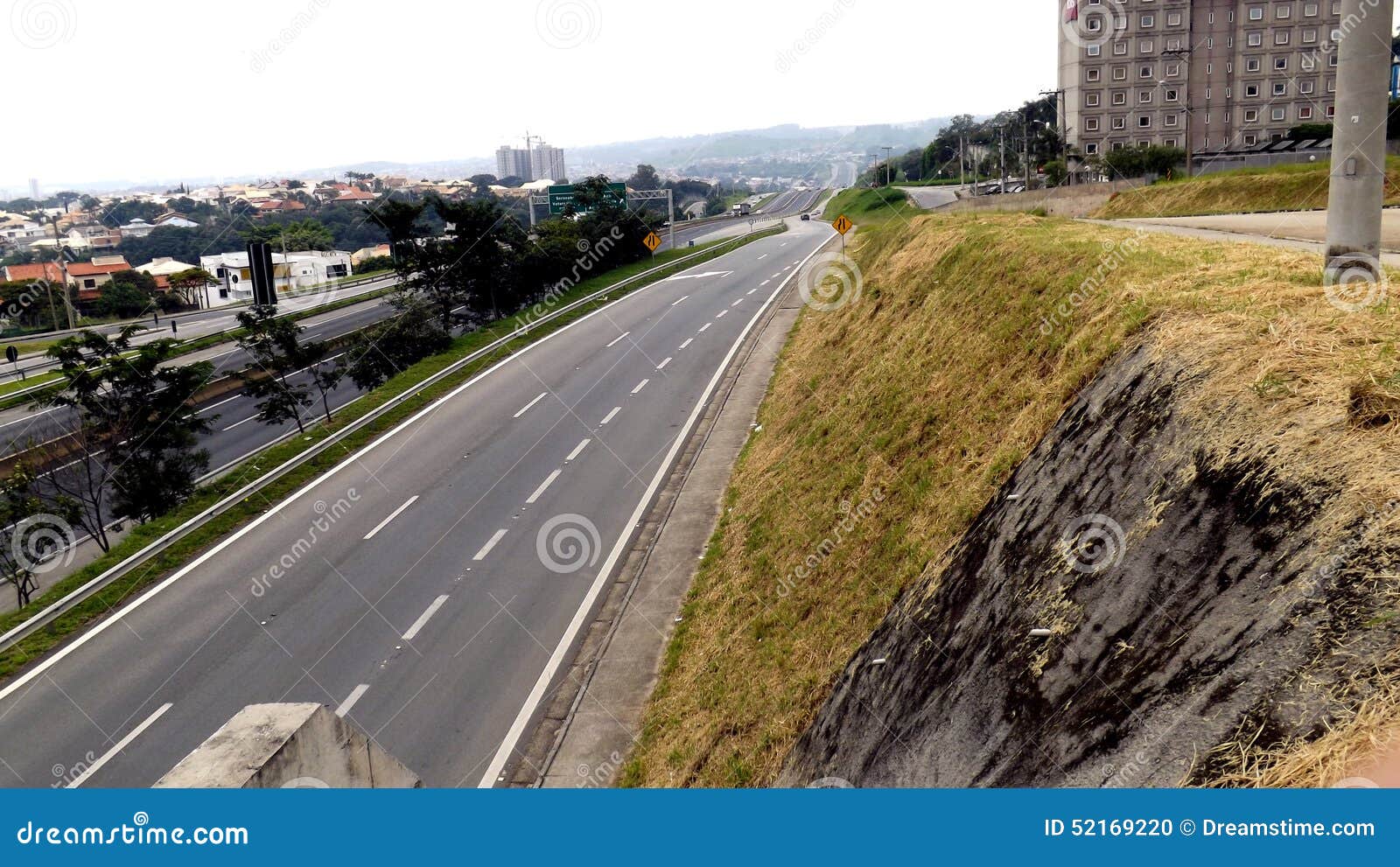 Paved Road without Cars and Plates Stock Photo - Image of constructs ...
