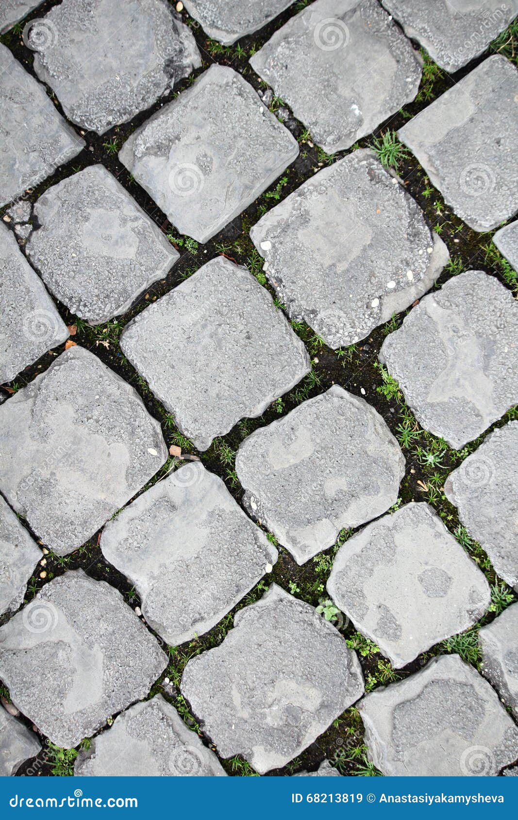 Paved road in Rome stock image. Image of sidewalk, construction - 68213819