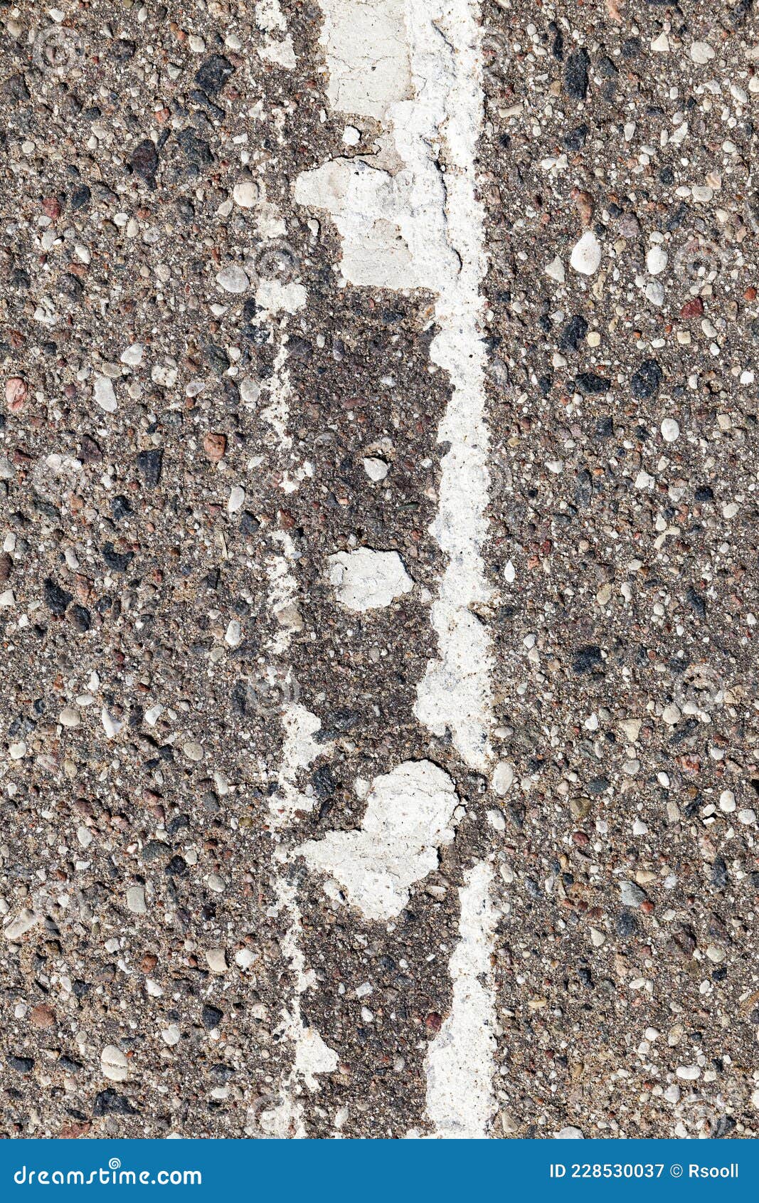 Paved Road with White Road Markings Stock Image - Image of transport ...