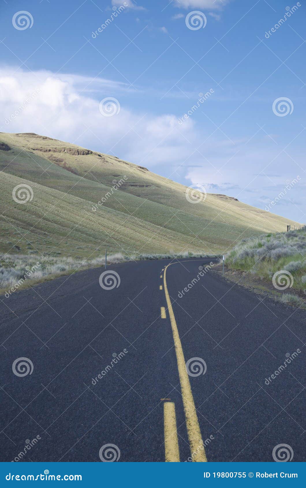 Paved rural road stock image. Image of scene, journey - 19800755