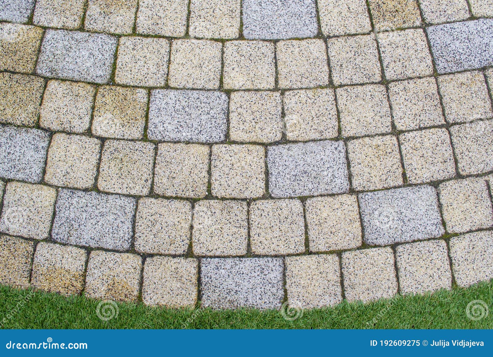 Paved Squares and Rectangles are Laid Out on the Surface. the Paving ...