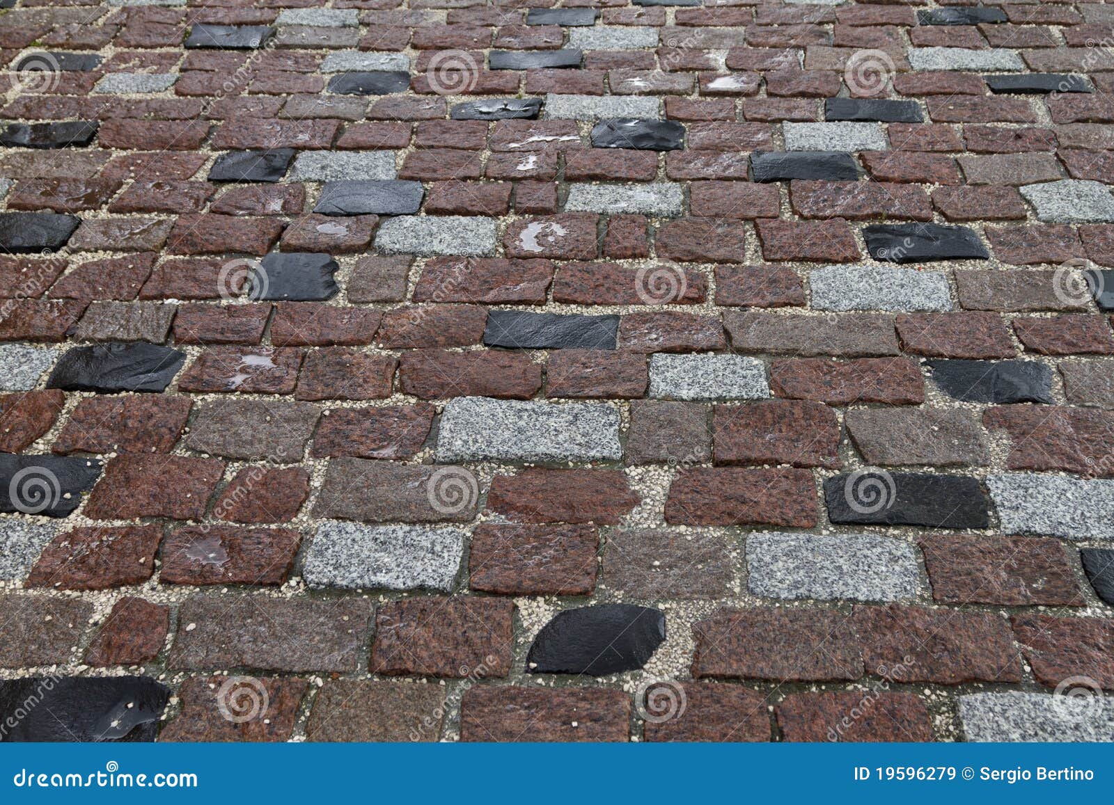 Paved street abstract stock image. Image of blocks, outdoors - 19596279