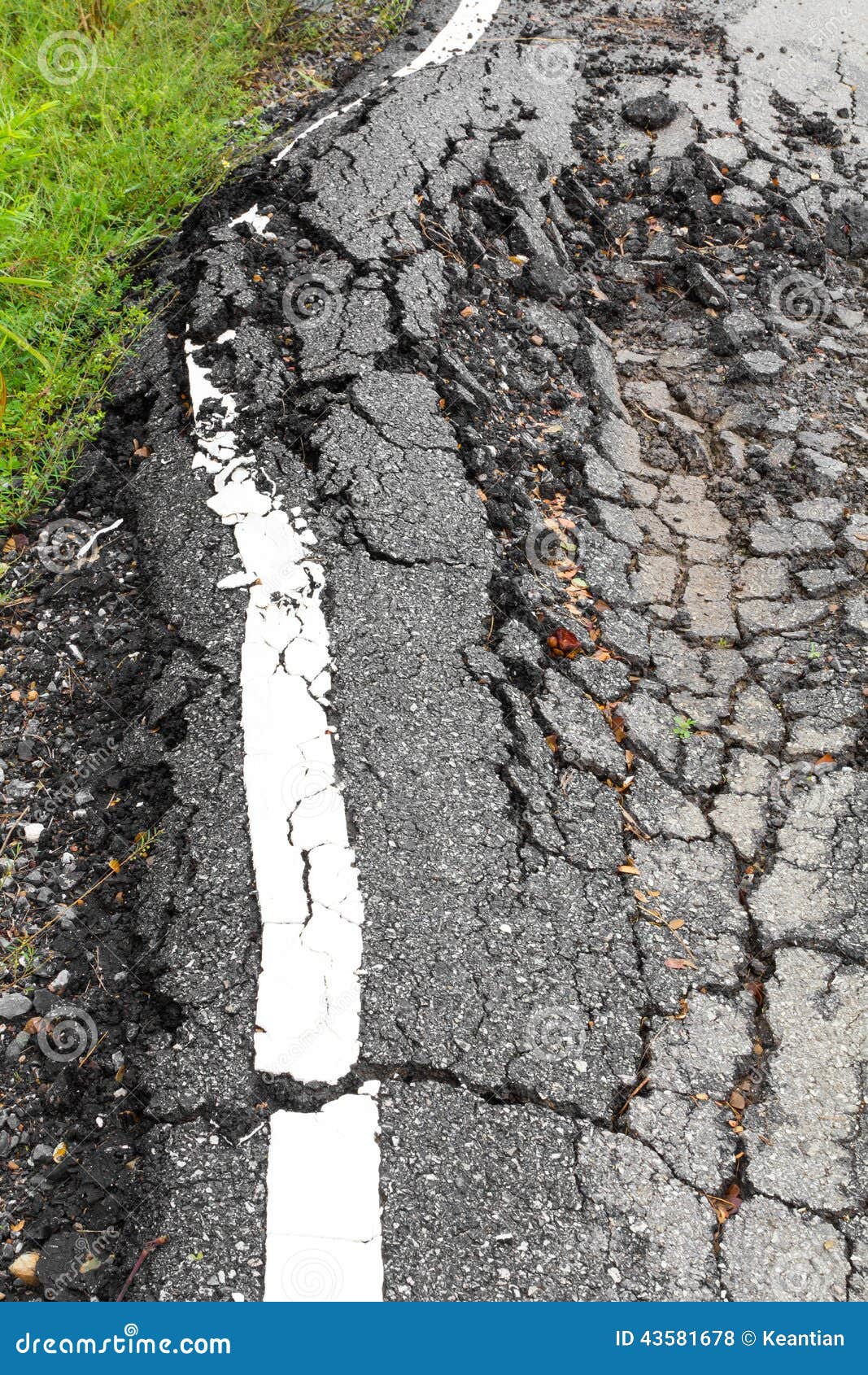 Pavement Subsidence Royalty-Free Stock Image | CartoonDealer.com #41029204