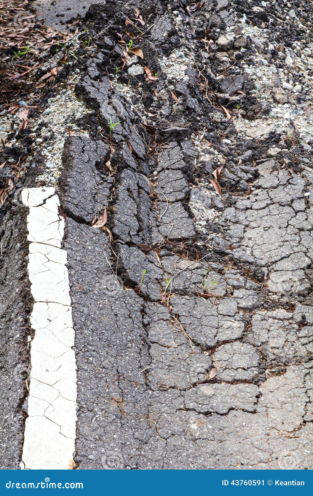 Pavement Subsidence Royalty-Free Stock Image | CartoonDealer.com #41029204