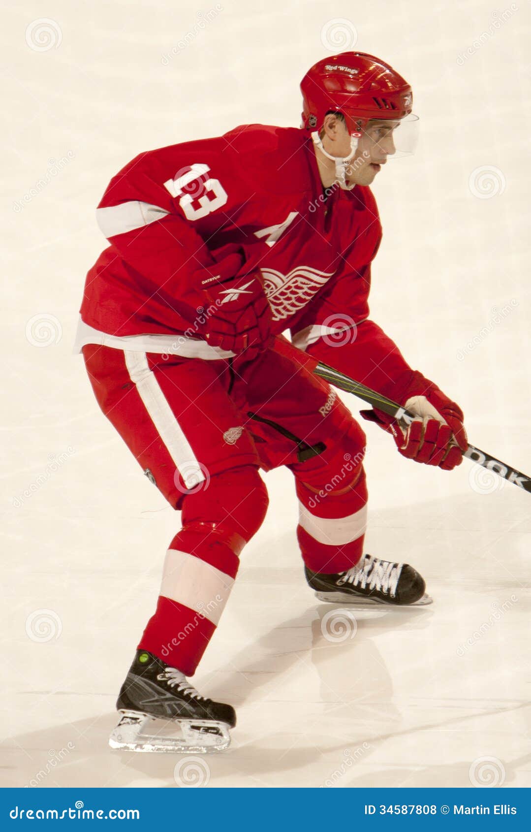 Pavel Datsyuk Skates in during Shootout Redactionele Stock Foto - Image ...
