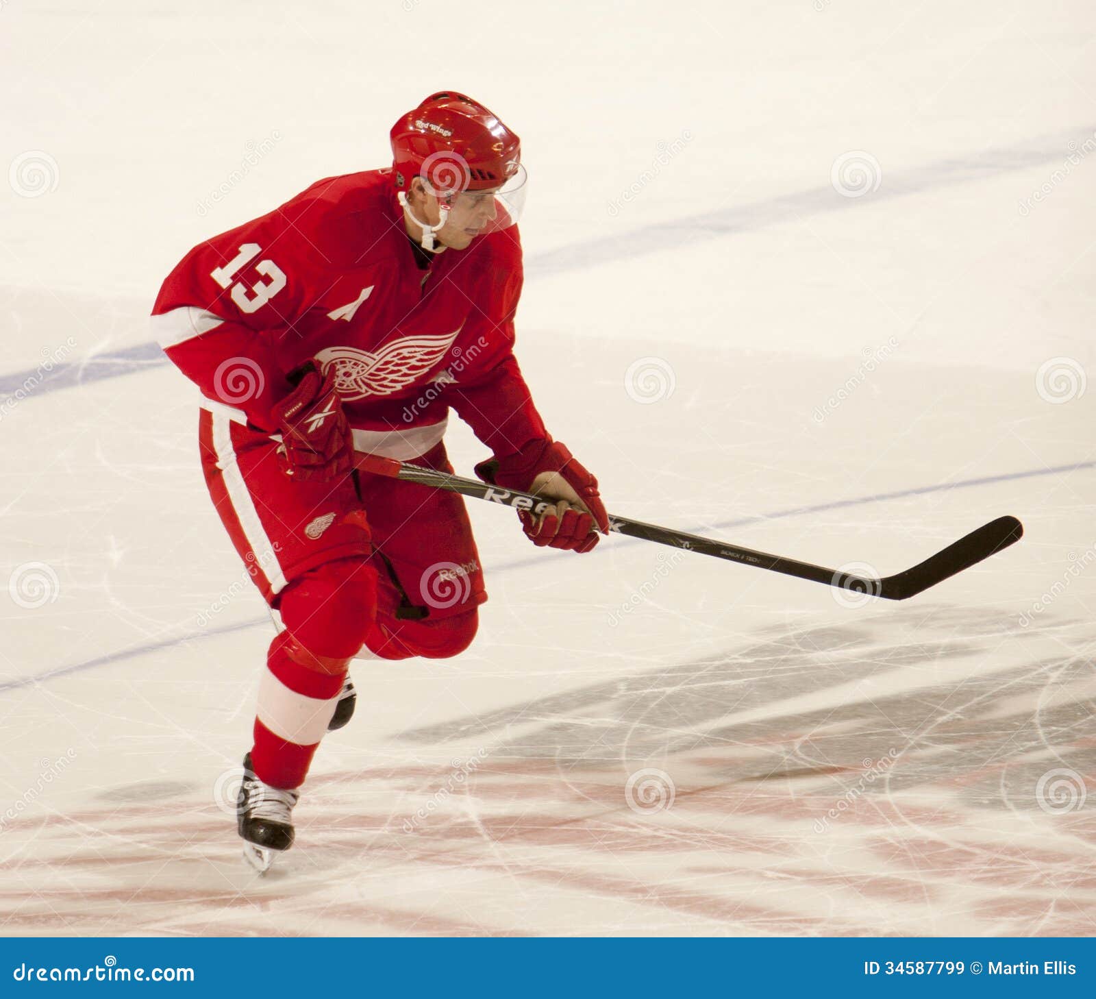 Pavel Datsyuk Starts His Shootout-Drehung Redaktionelles Stockbild ...