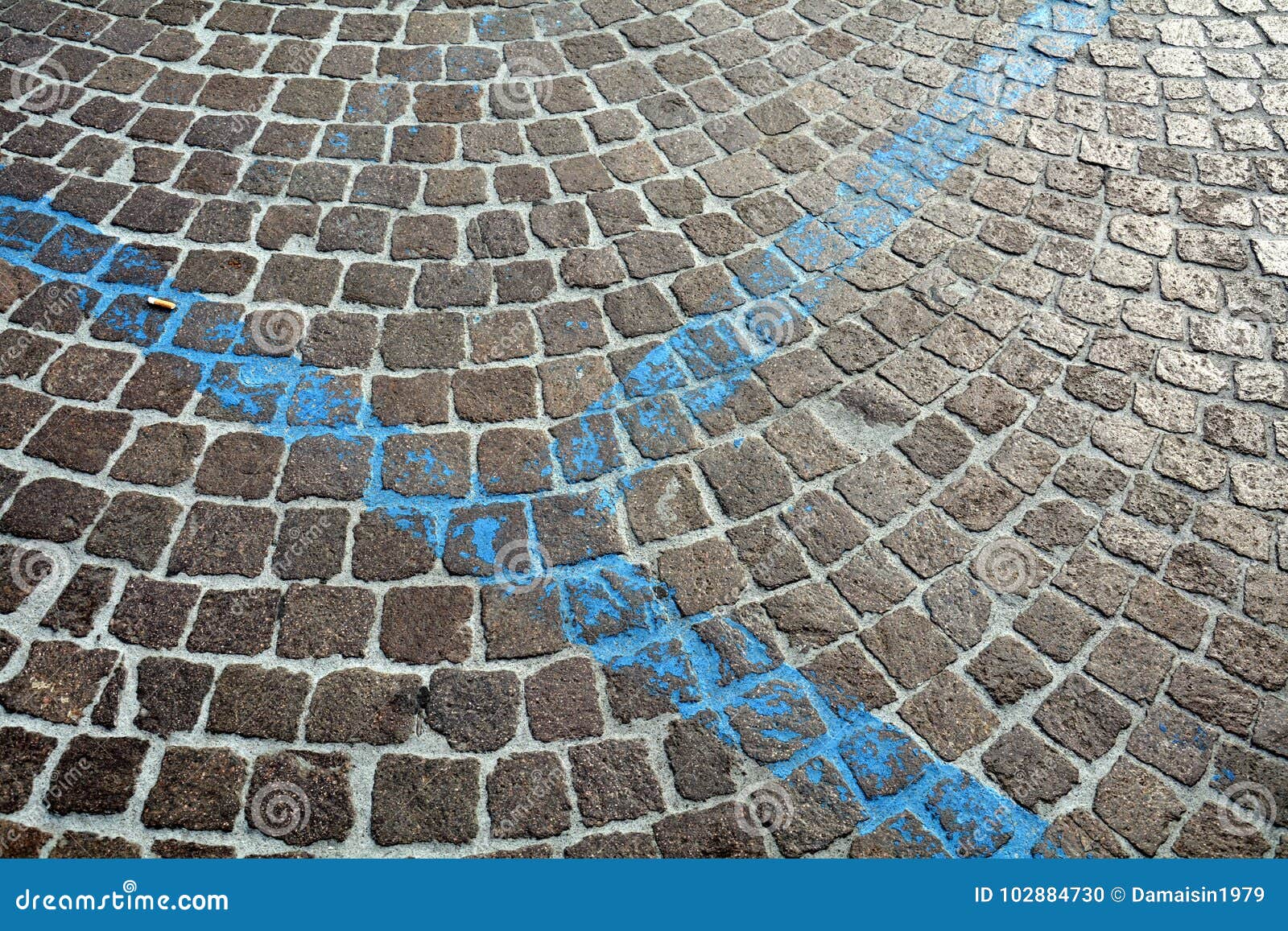 Pavement Abstract Background with Blue Strips Stock Photo - Image of ...