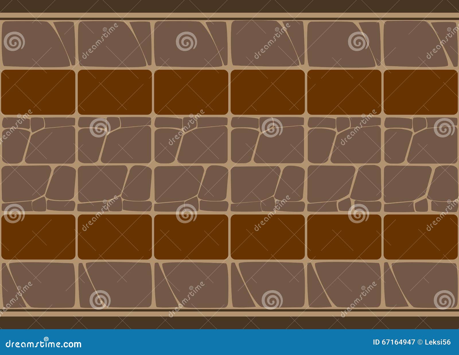 Pavement Abstract Mosaic Vector Path Stock Vector - Illustration of ...