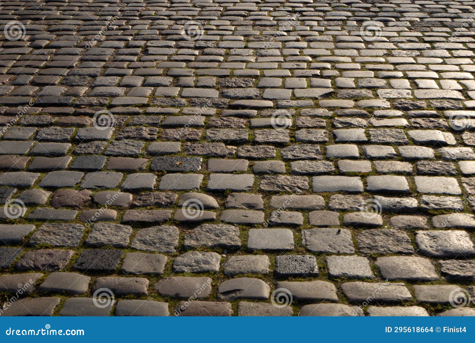 The Pavement Area is Paved with Gray Large Stone Texture. Stock Photo ...