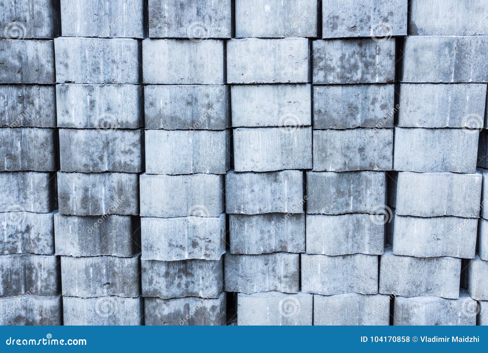 The Pavement Block Brickwork Prepared for Workingbackground Texture ...