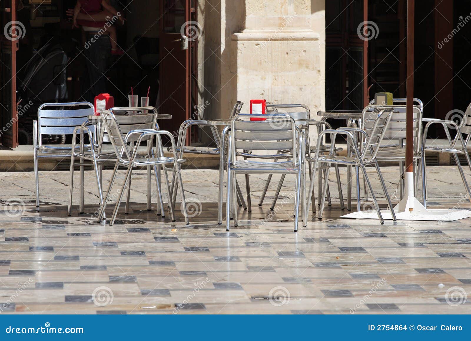 Pavement cafe stock photo. Image of sunny, chairs, people - 2754864