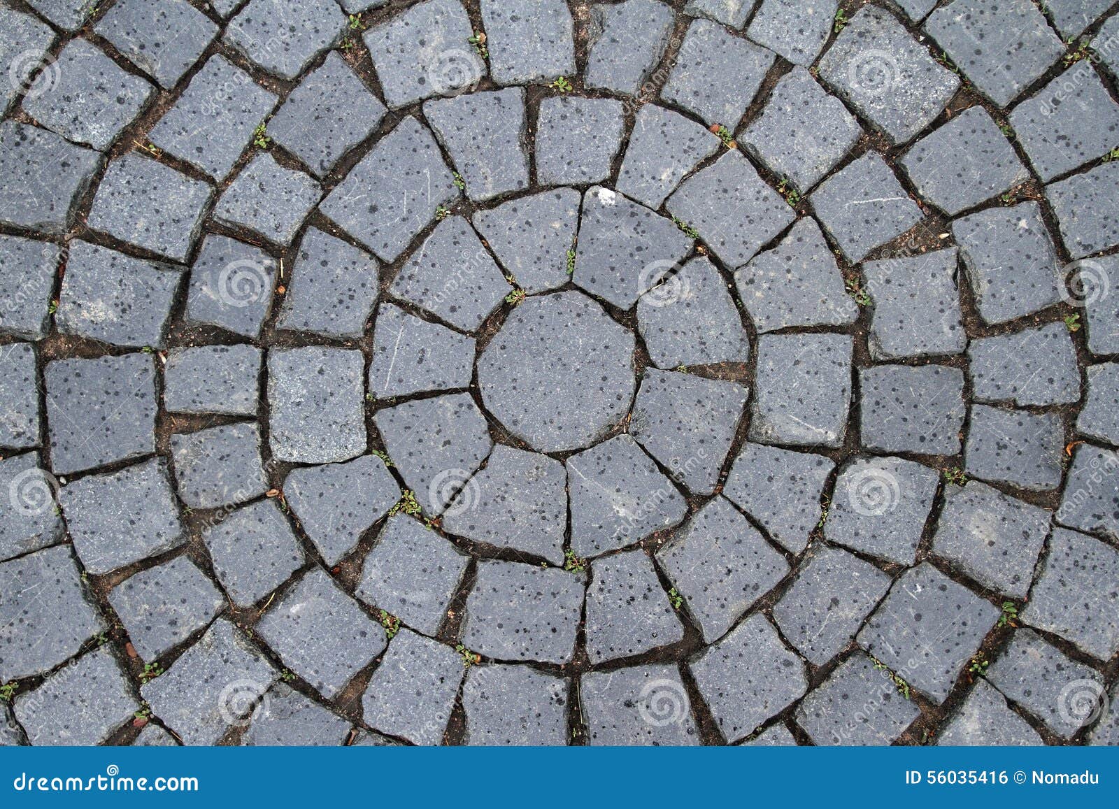 Pavement Circle Pattern Closeup Stock Photo - Image of city, pavement ...
