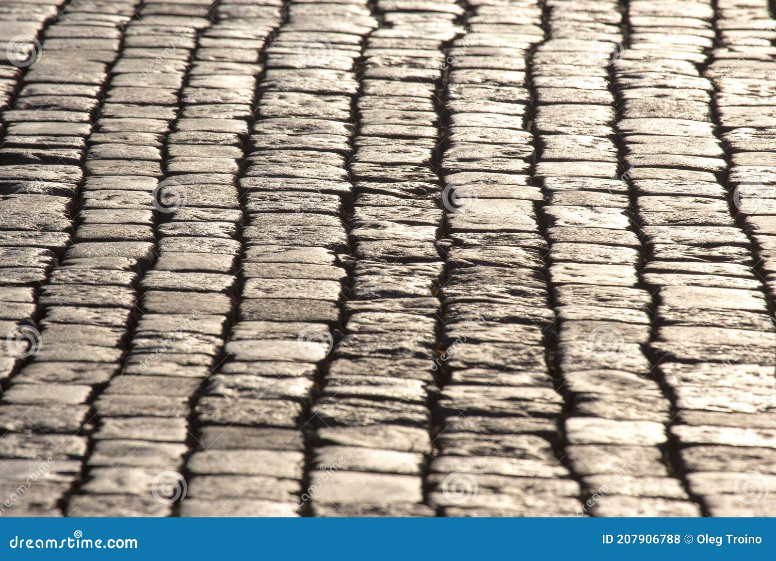 Pavement Close Up in the Sunlight. Background Texture of Street Stone ...
