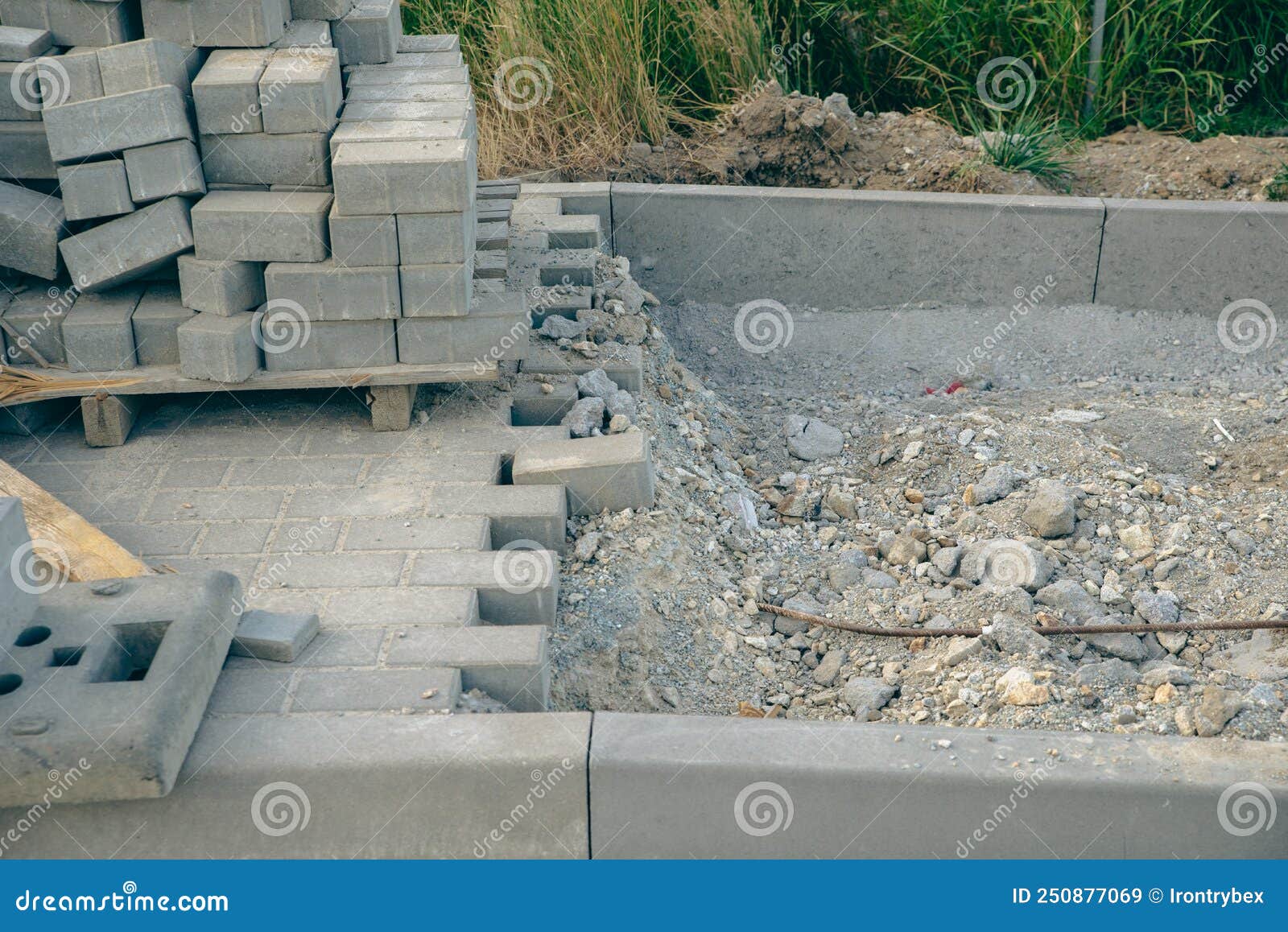 Pavement Construction Royalty-Free Stock Image | CartoonDealer.com ...