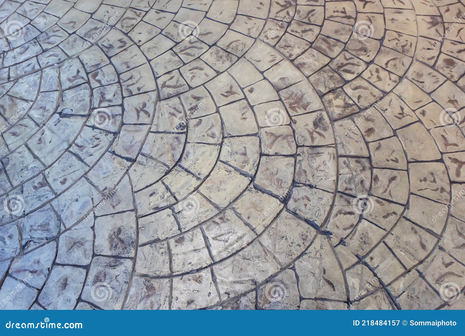 Pavement Decorative Tile Surface Pattern Stock Image - Image of street ...