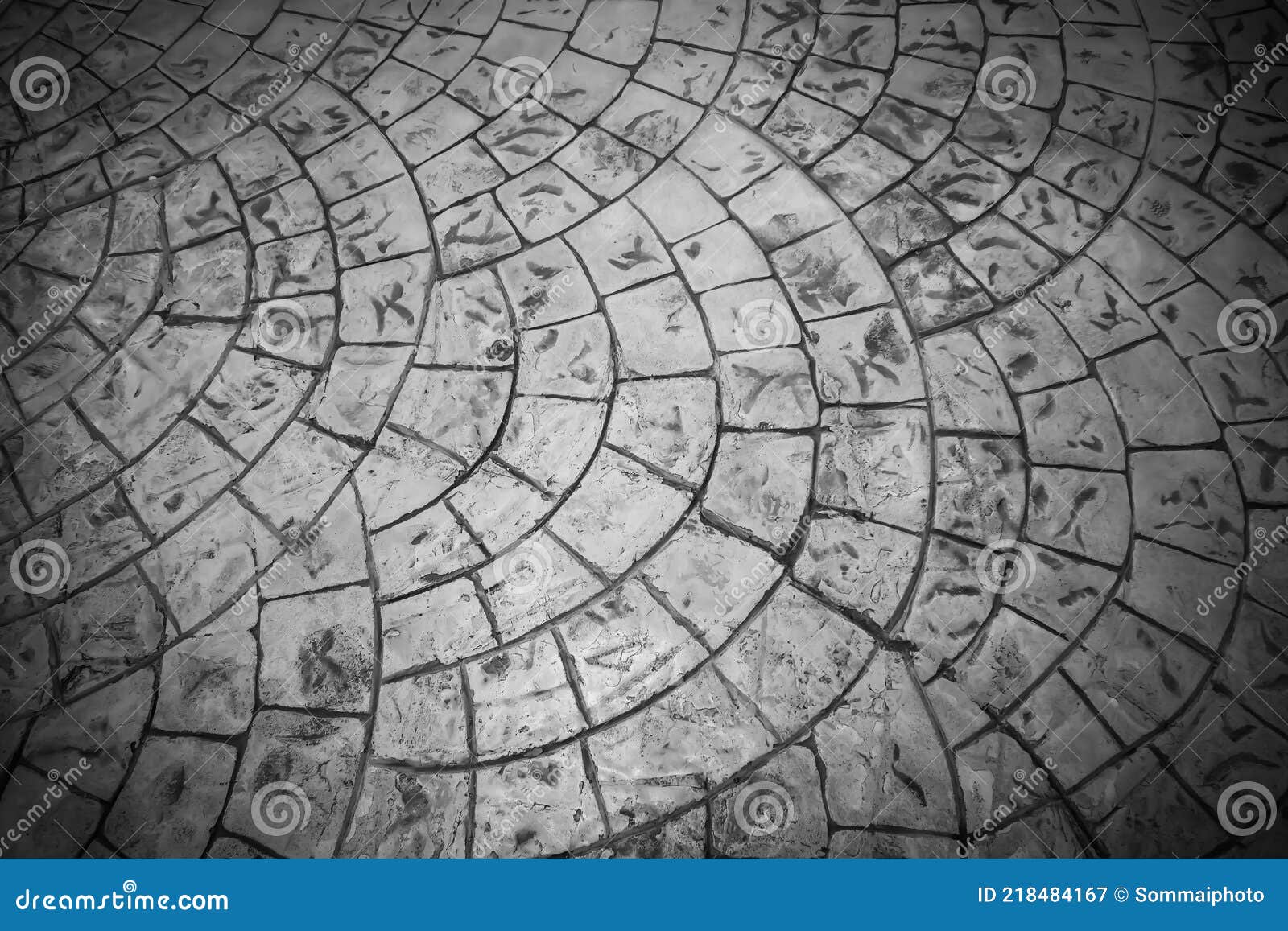 Pavement Decorative Tile Surface Pattern Stock Image - Image of ground ...