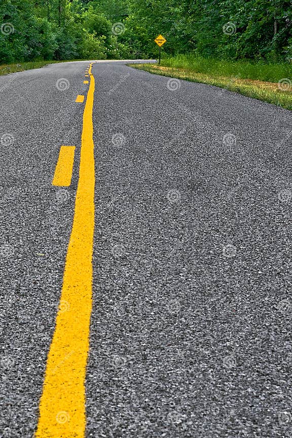 Pavement Ends stock photo. Image of blacktop, street, travel - 2914410