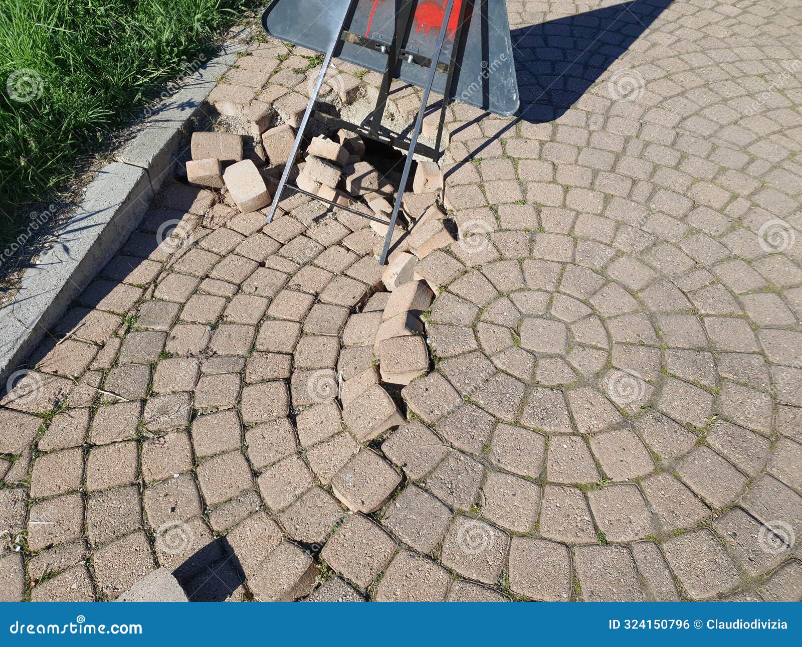 Pavement Floor Structural Failure Stock Photo - Image of floor ...