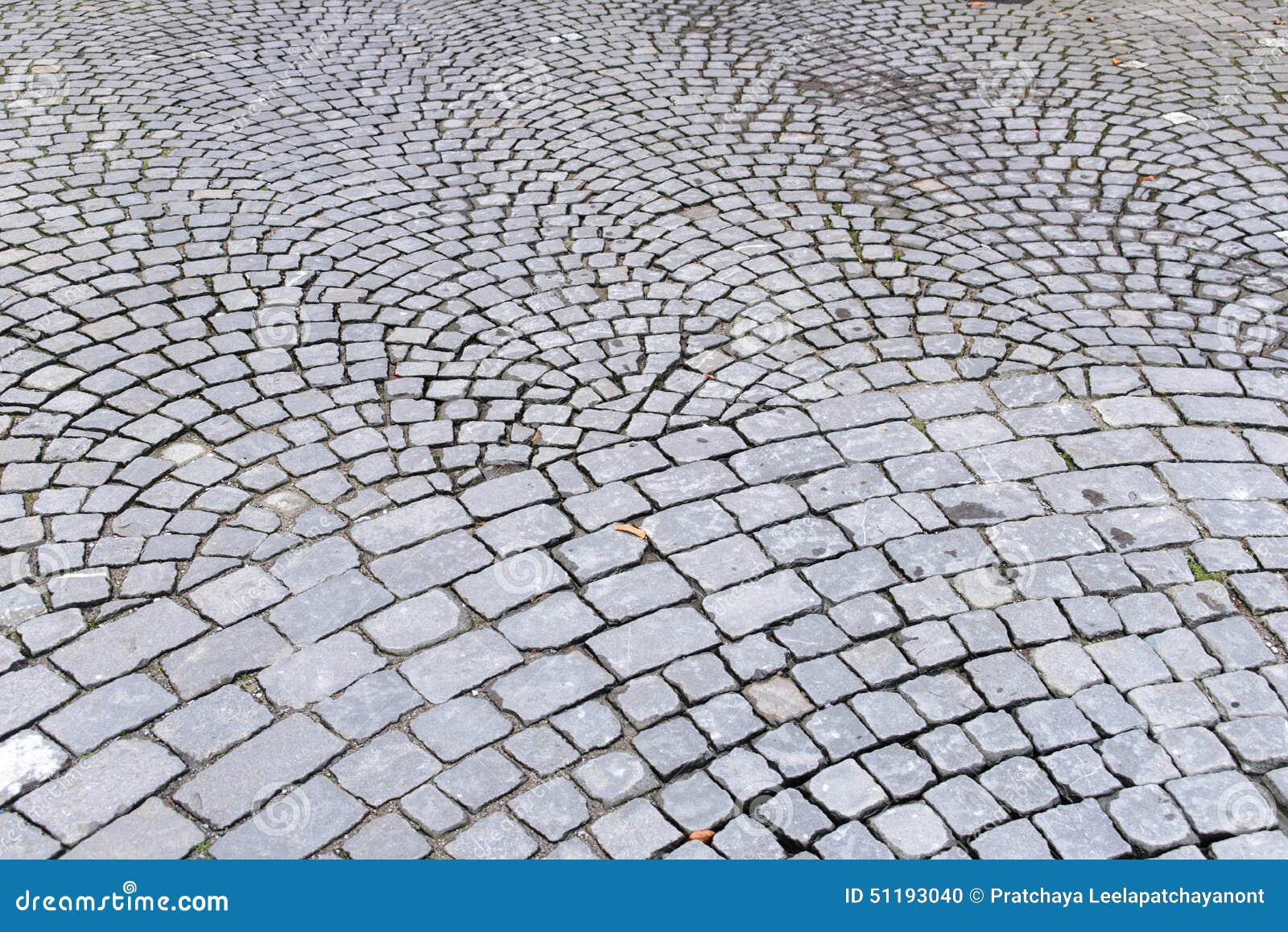 Pavement of Granite with Fish Scale Pattern Stock Photo - Image of ...
