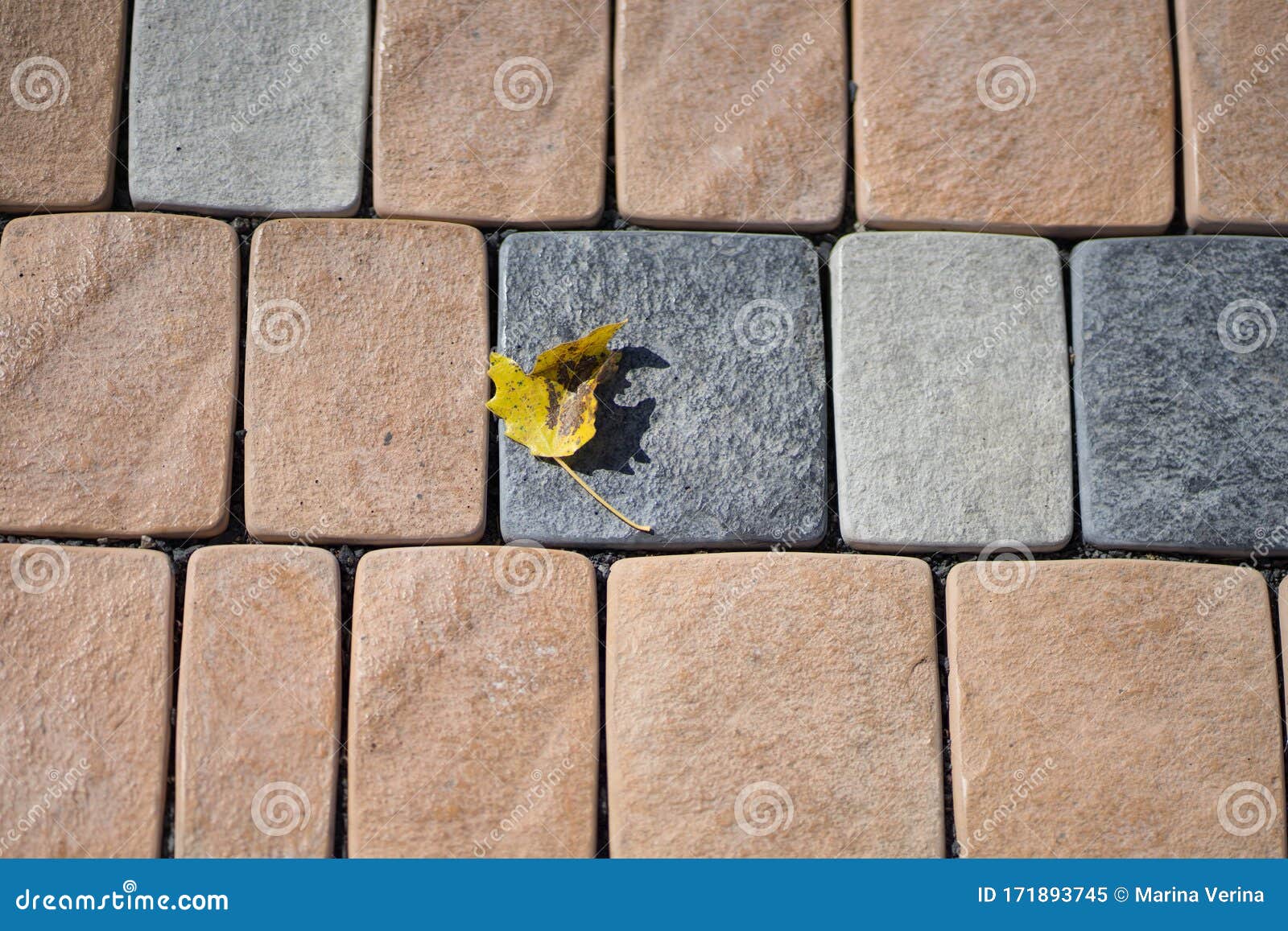 Pavement of Large Square Bricks Stock Image - Image of rock, ancient ...