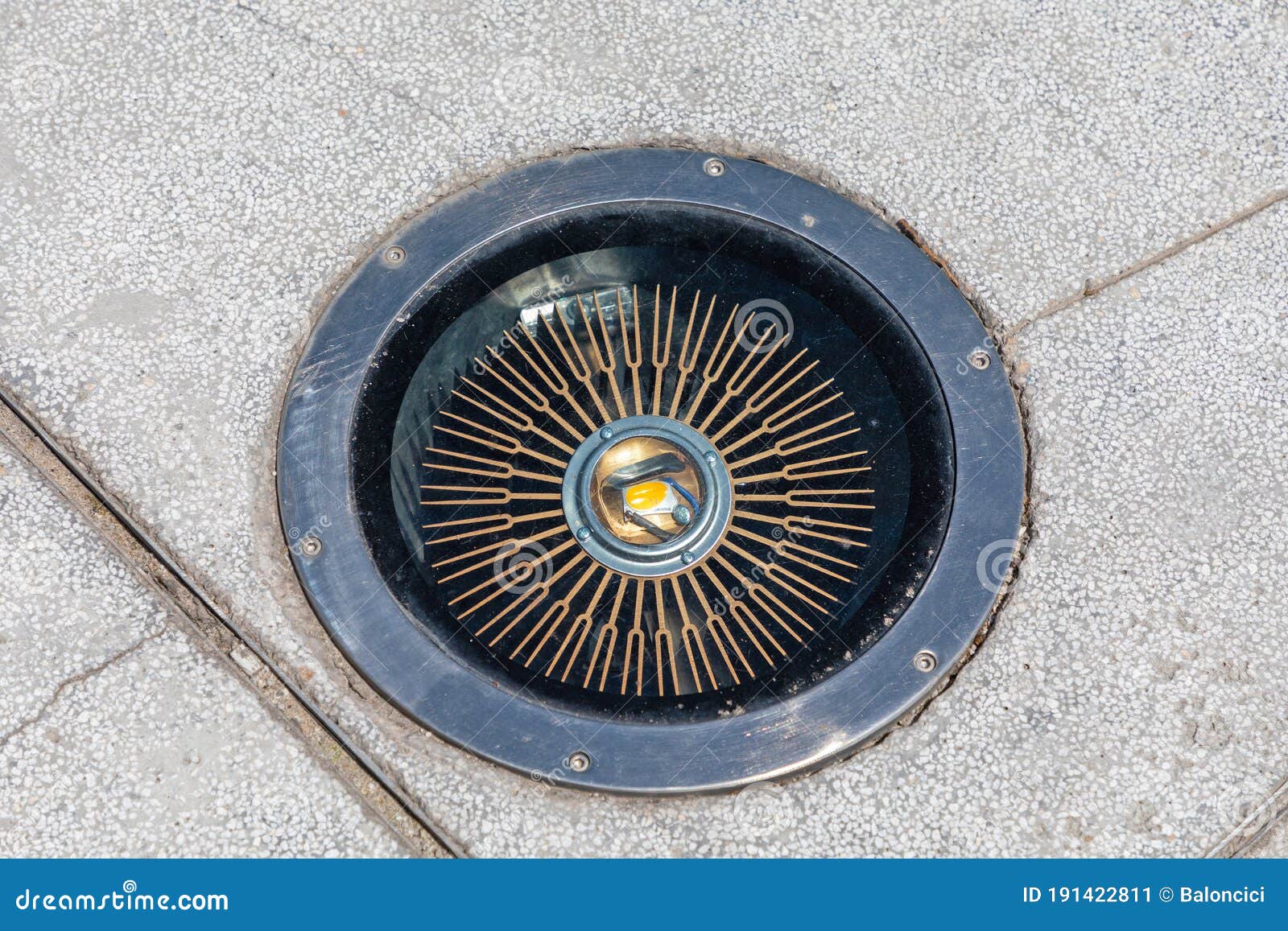 Pavement Led Light stock image. Image of lamp, bulb - 191422811