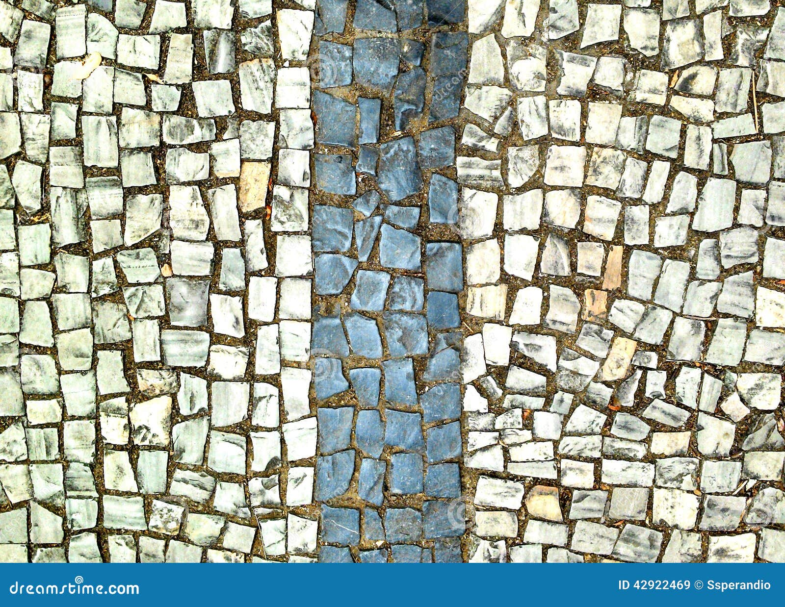 Pavement Made by Small Rocks Stock Image - Image of nature, leaves ...