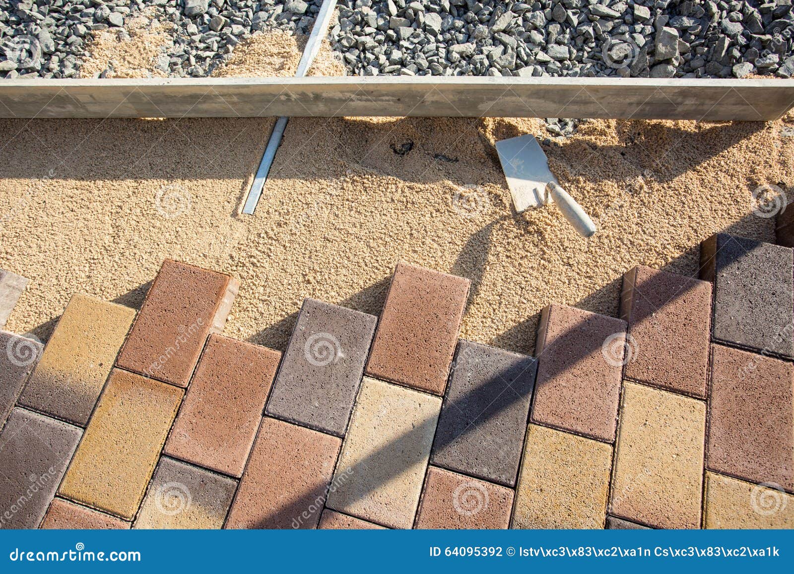 Pavement stock photo. Image of exterior, ground, perspective - 64095392
