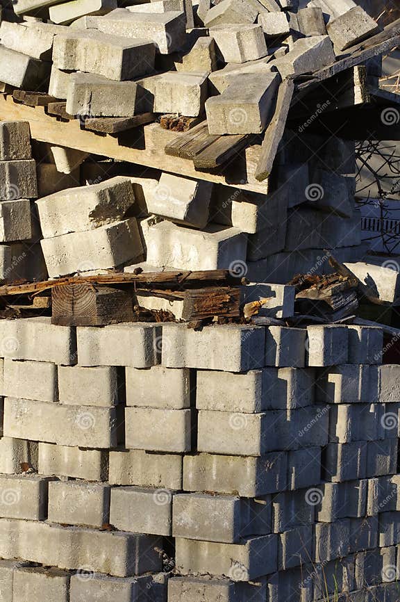 Pavement pallet crumbling stock image. Image of construction - 81889111