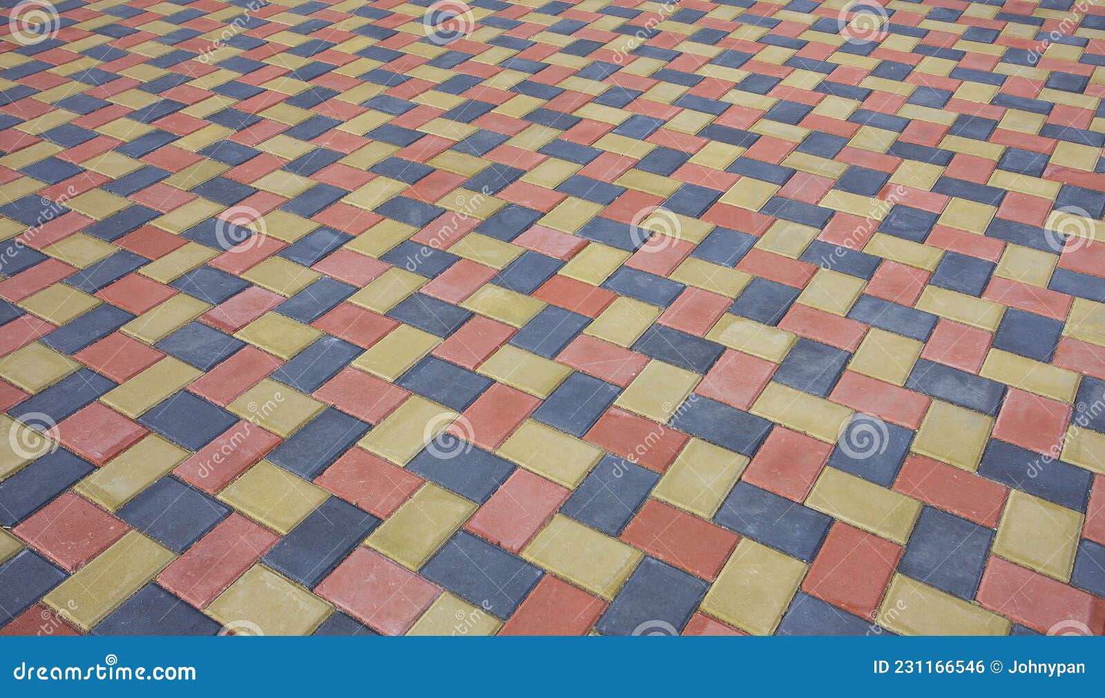 Pavement Pattern With Cast Concrete Blocks Royalty-Free Stock Image ...